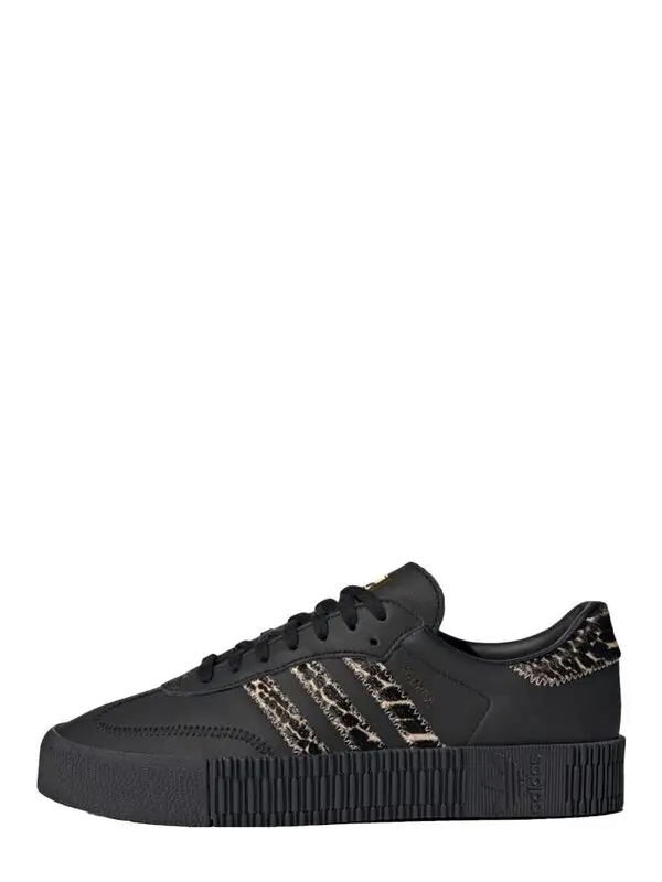Adidas Sambarose "cheetah Print" Sneakers - Black