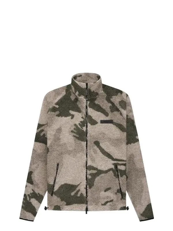 Fear Of God Ss22 Polar Fleece Full Zip Jacket Camo - None