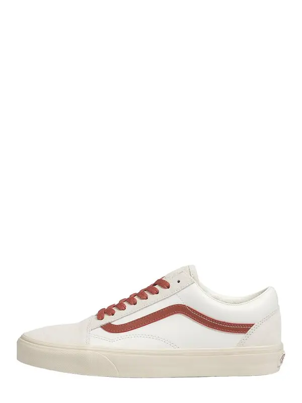 VANS Old Skool Vintage Pop Sneakers - White/red