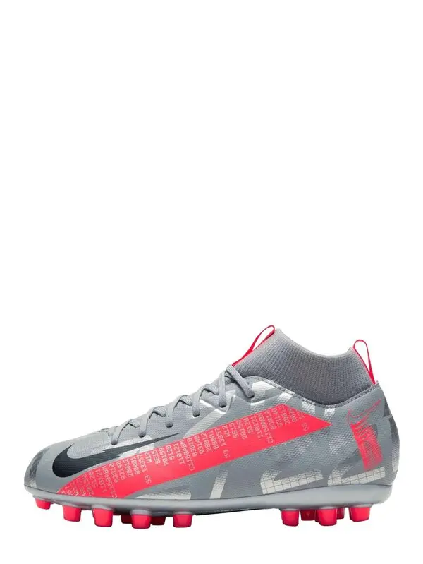 Nike Jr. Mercurial Superfly 7 Academy Ag Athletic Sneakers - Black/silver/red