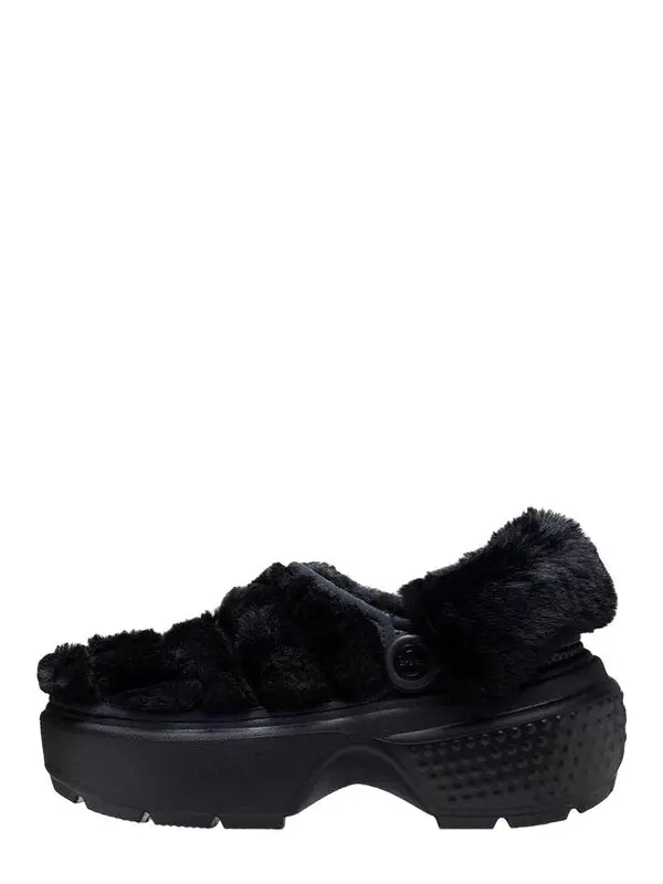 CROCS Stomp Quilted Clogs - Black