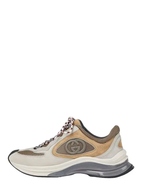 Gucci Run Suede Sneakers - Brown