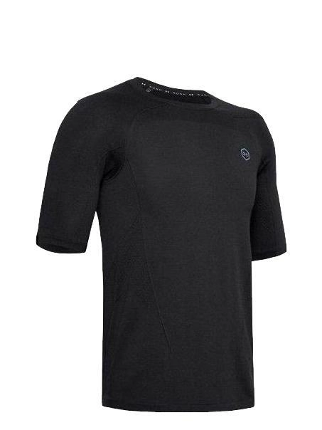 Under Armour Rush Seamless Short Sleeve Shirt - Black