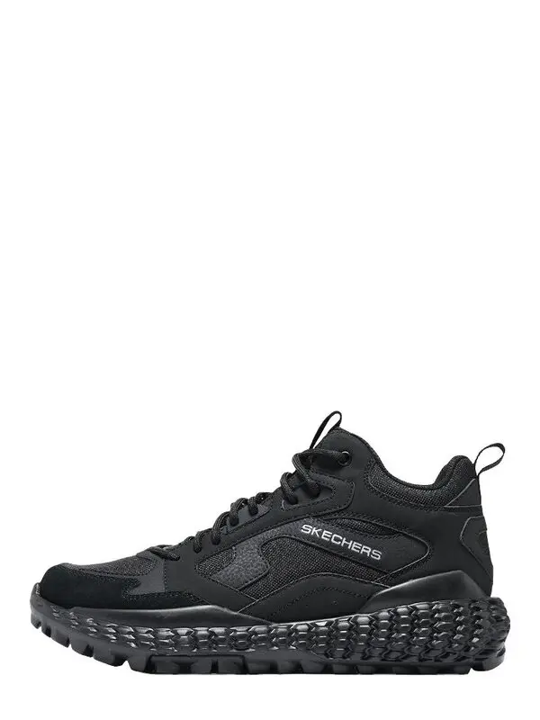 Sketchers Monster" High Top Lace-up Sneakers - Core Black