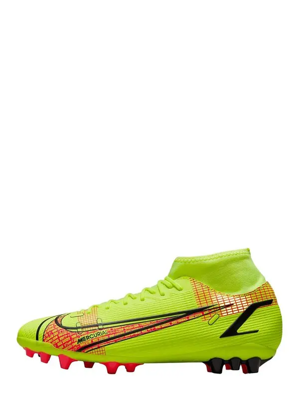 Nike Mercurial Superfly Academy Ag Artificial Grass Soccer Cleats - Yellow/black/red