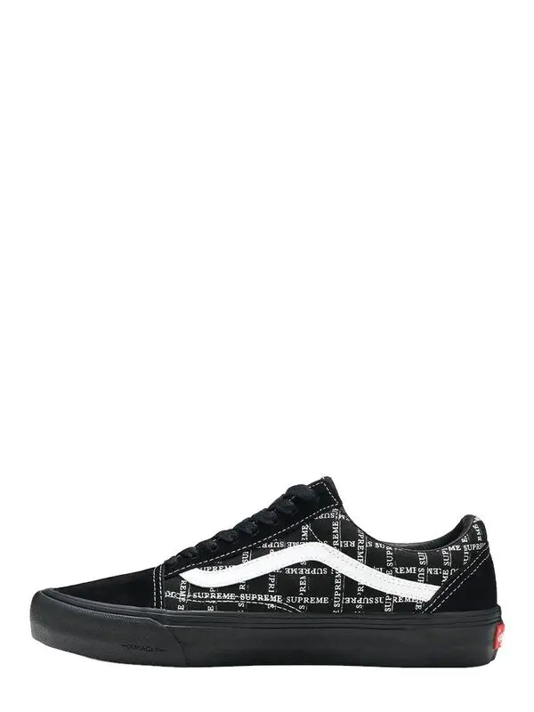 VANS Supreme X Old Skool Pro "logo Pattern" Sneakers - Black