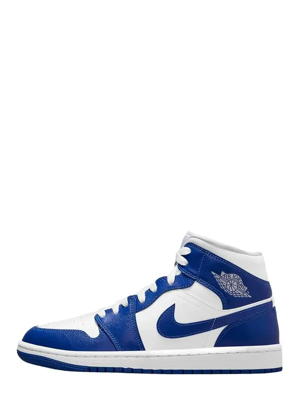 JORDAN 1 Mid Sneakers - White/hyper Royal