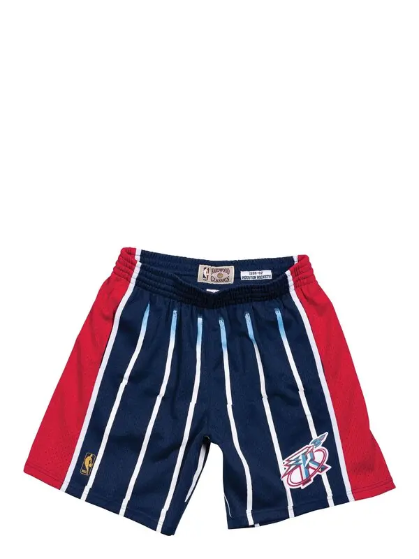 Mitchell & Ness Houston Rockets Nba Swingman Shorts 1996-97 - Navy/white/red