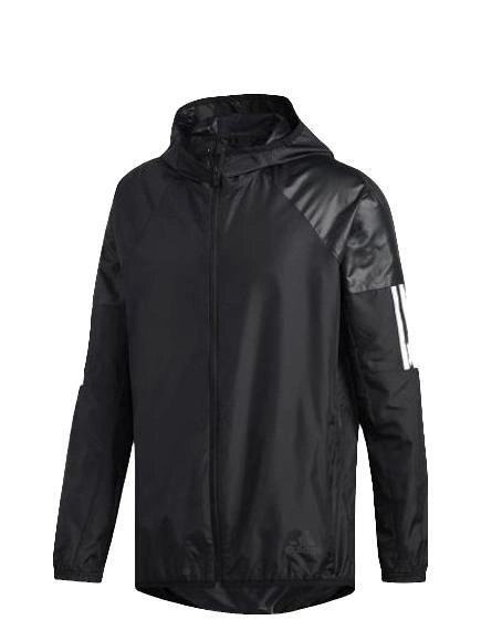 Adidas Windbreaker Hooded Jacket - Black