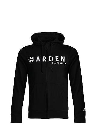 Adidas Harden Basketball Full-zip Jacket - Black