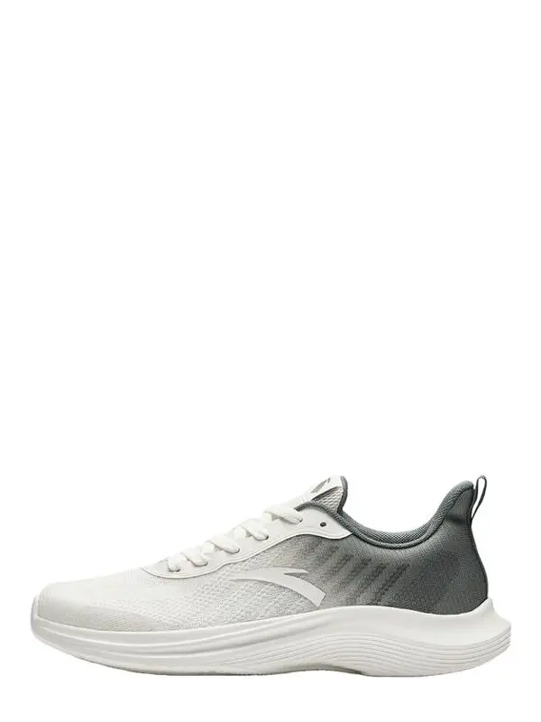 ANTA Athletic Lace-up Sneakers - White/green/grey