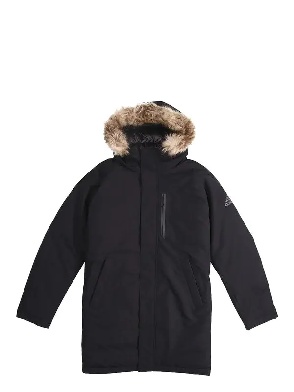 Adidas Utility Down Parka With Hood - Black
