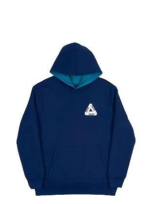 PALACE Reverso Hood Triangle Large Logo Hoodie - Blue
