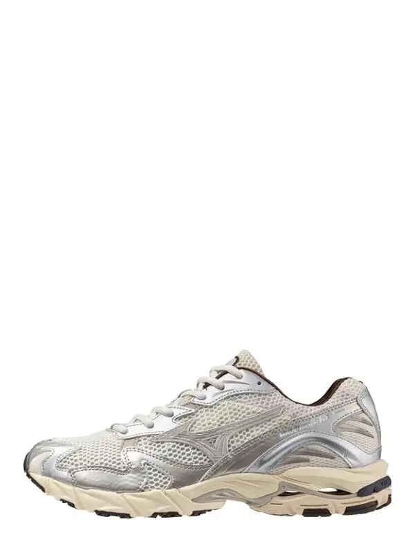Mizuno Wave Rider 10 Metallic Pack 2 - Mizuno Snow White/silver Cloud/chicory Coffee