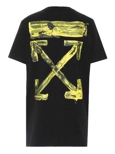 Off-White Acrylic Arrows Short Sleeve T-shirt - Black