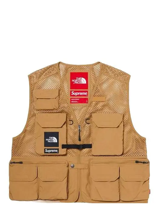 Supreme X The North Face Cargo Vest - Tan/black