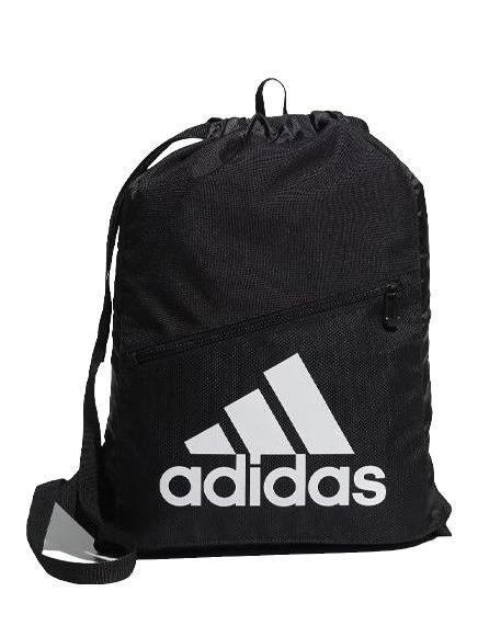 Adidas Training Sports Drawstring Bag With Large Logo - Black