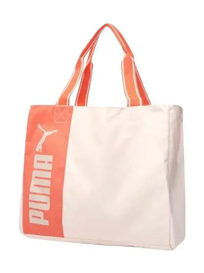 PUMA Logo Print Tote Bag - Pink
