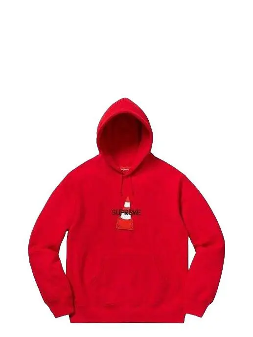 Supreme Cone Hooded Sweatshirt - Red