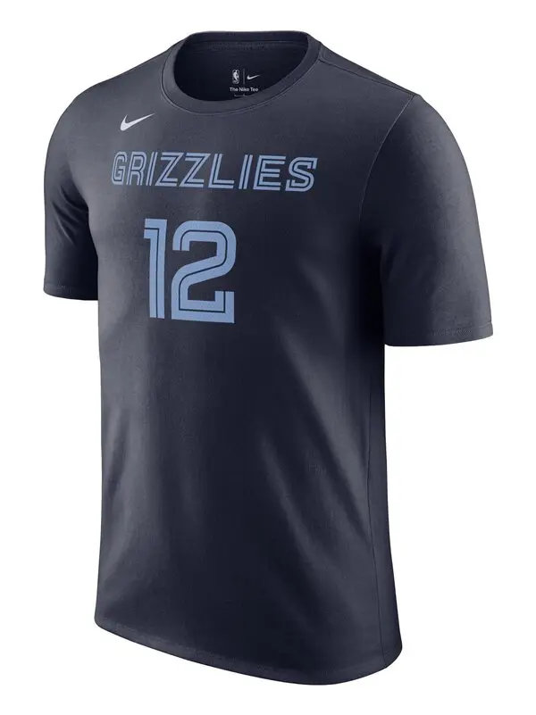 Nike X Nba Memphis Grizzlies T-shirt 'ja Morant - Navy