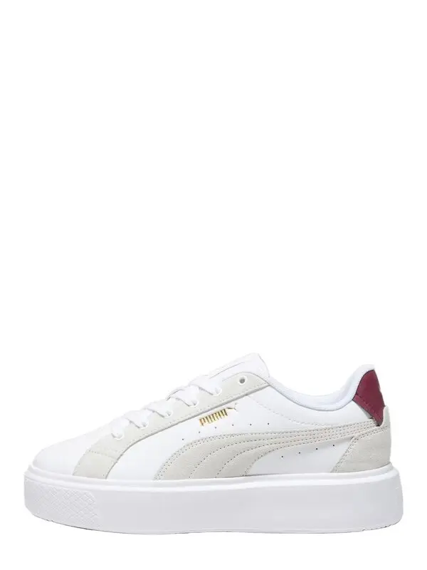 PUMA Osl Pro Mix Platform Sneakers - White/red