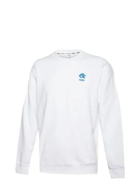 PUMA X Sega Crew Neck Sweater - White/blue
