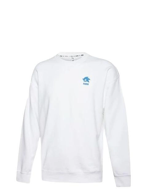 PUMA X Sega Crew Neck Sweater - White/blue