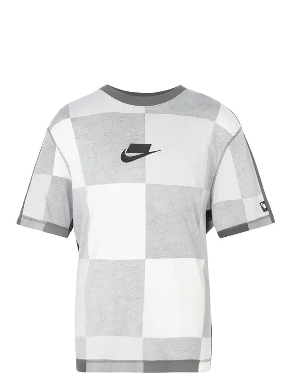 Nike Printed Short Sleeve Tee White/grey - Whitegray
