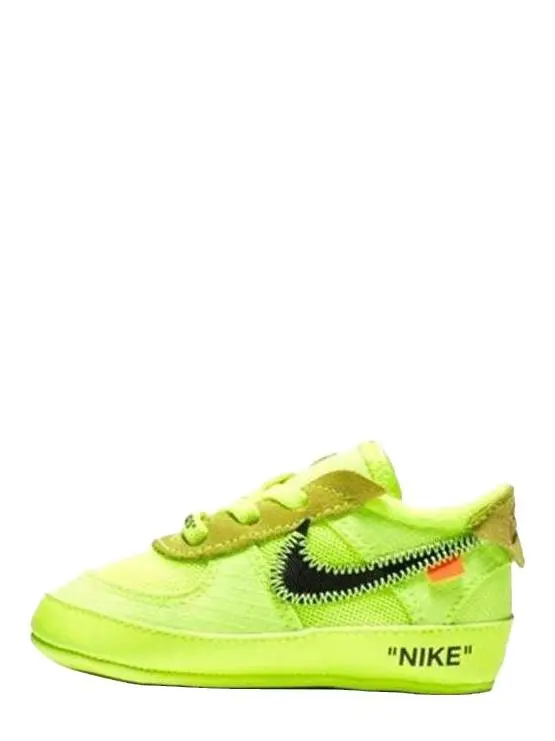 Nike Off-white X Force 1 Low Cb 'volt - Volt/black-cone