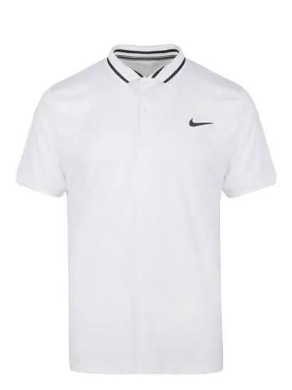 Nike As Nkct Dry Polo Pique - White