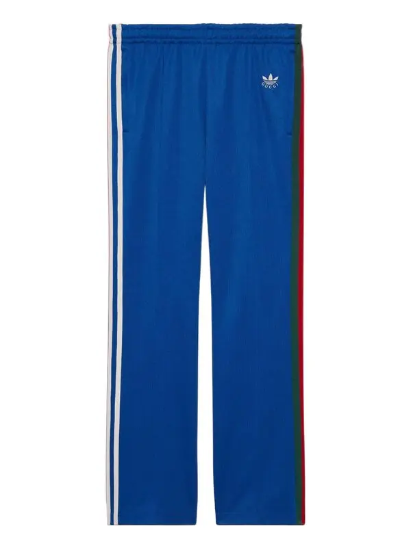 Gucci X Adidas Cotton Jersey Sweatpants - Cobalt Blue