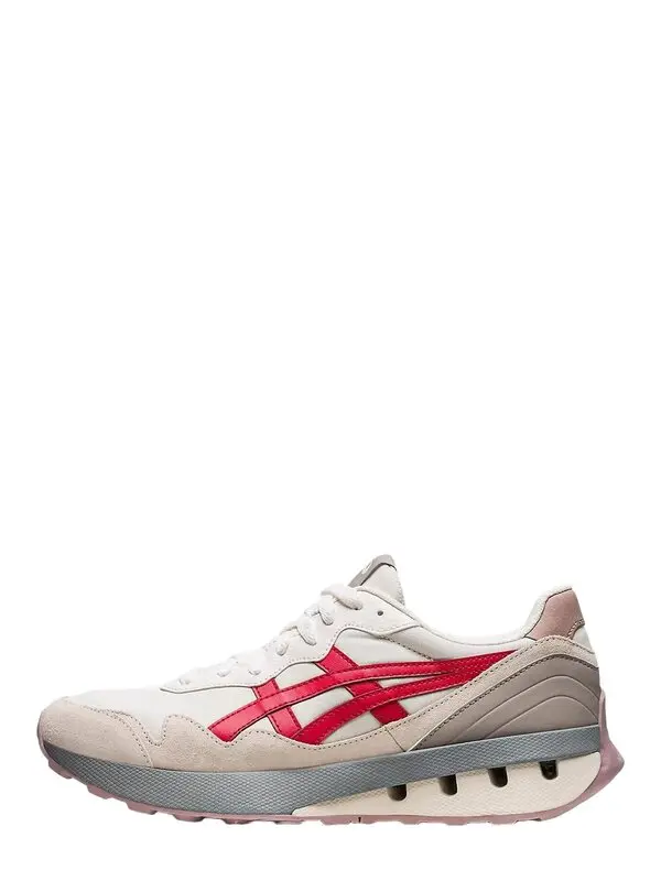 Asics Jogger X81 "cream Cayenne - Gray/red