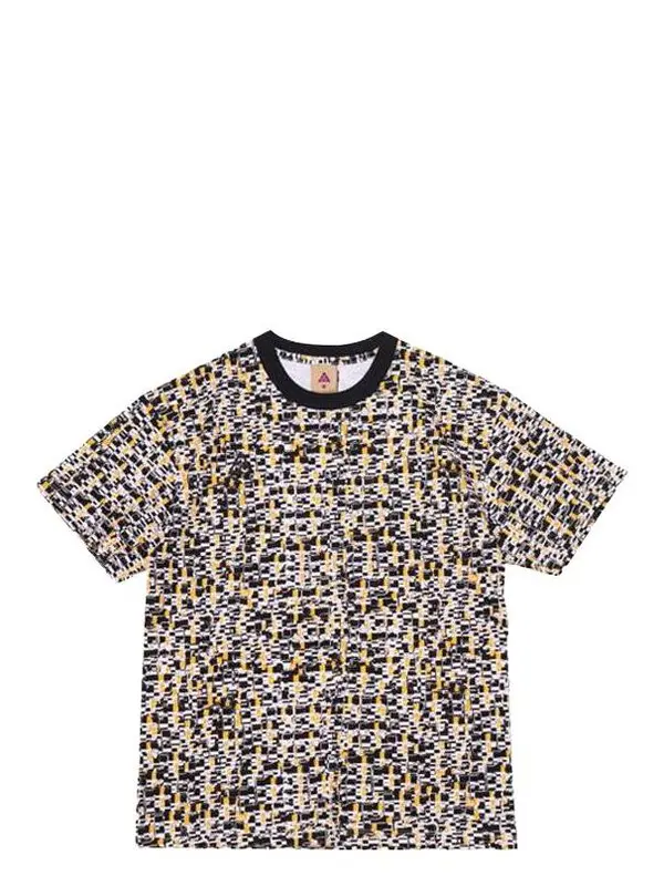 Nike X Retro Hand Painted Printing Short Sleeve Black Gray T-shirt 'string Black - String/black