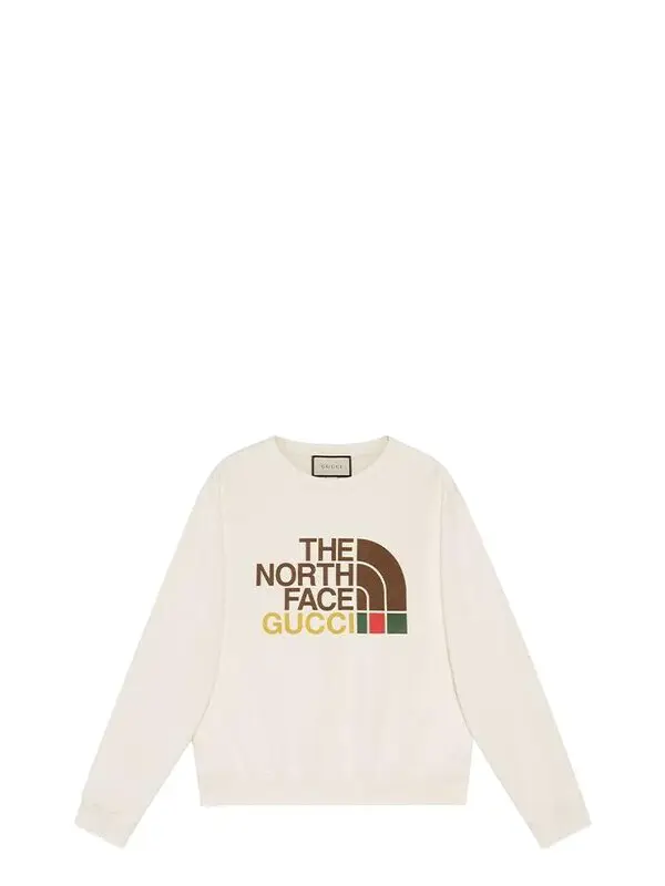 Gucci X The North Face Cotton Sweatshirt - White/ivory