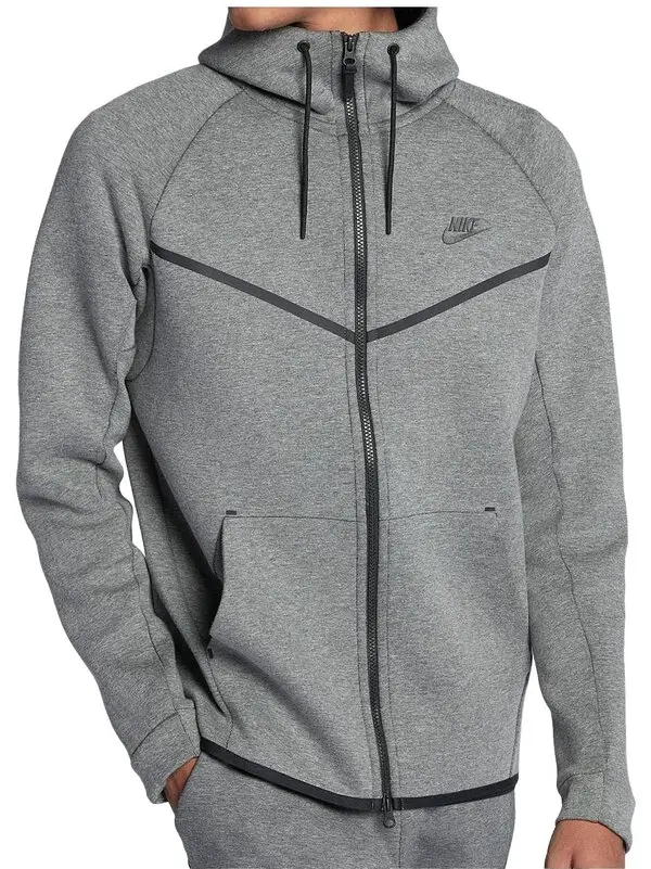 Nike Tech Fleece Windrunner Hoodie - Gray