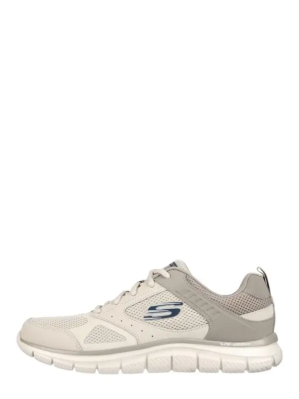 Sketchers Track Syntac Athletic Sneakers - Taupe
