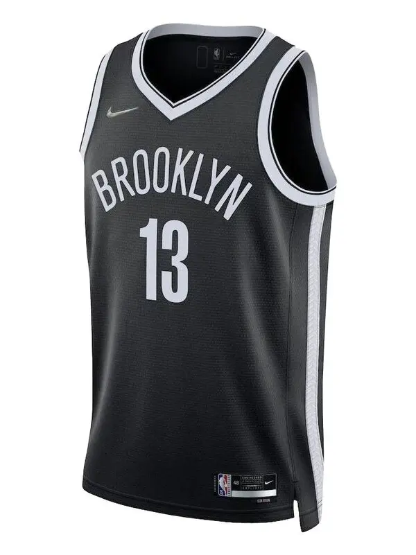 Nike X Nba Brooklyn Nets James Harden #13 Jersey - Black
