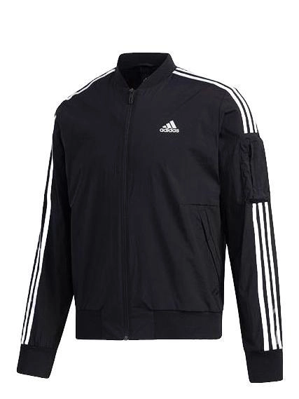 Adidas 3-stripes Bomber Jacket - Black