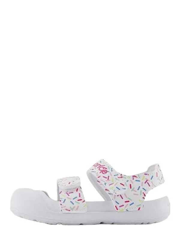 NEW BALANCE Sandals With Graphic Print - White/pink/blue