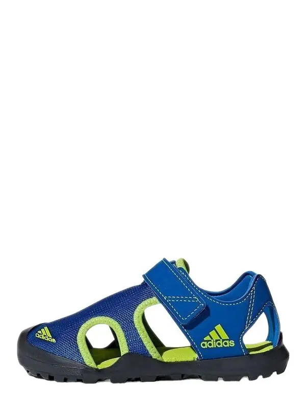 Adidas Captain Toey K Velcro Outdoor Sports Sandals - Blue/green