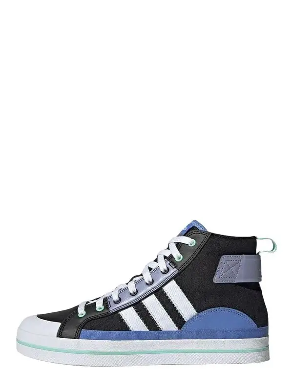 Adidas Neo City Canvas High-top Sneakers - Black