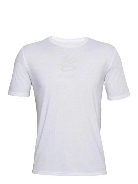 Under Armour Curry Casual Logo Printing Short Sleeve - White