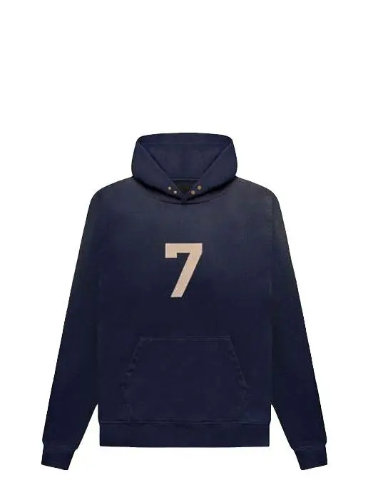 Fear Of God 7 Vintage Hooded Sweatshirt - Navy