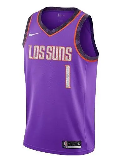 Nike Phoenix Suns Devin Booker 1 Retro Basketball Jersey - Purple