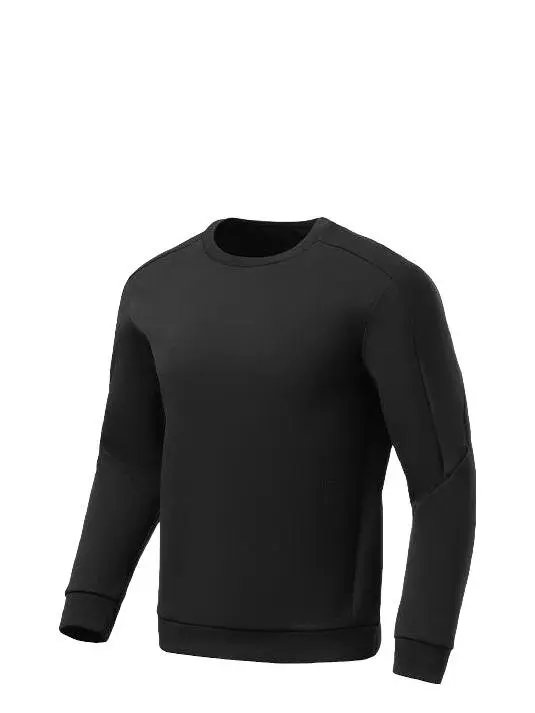 LI-NING Gym Series 3d Solid Color Round Neck Pullover - Black