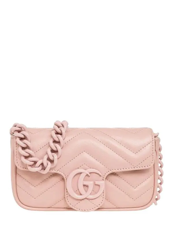 Gucci Gg Marmont Belt Bag - Perfect Pink