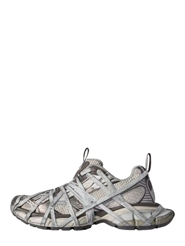Balenciaga 3xl Extreme Lace Sneakers - Grey/brown/beige