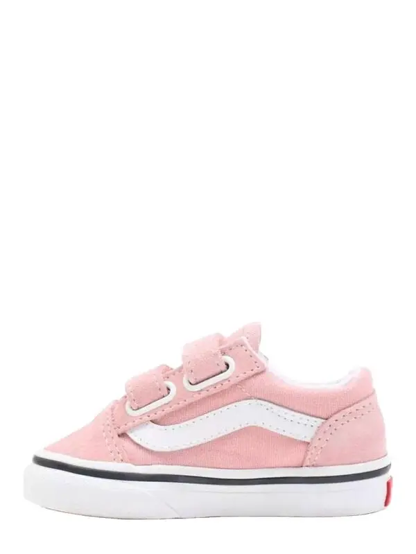 VANS Old Skool Velcro Sneakers - Powder Pink/true White