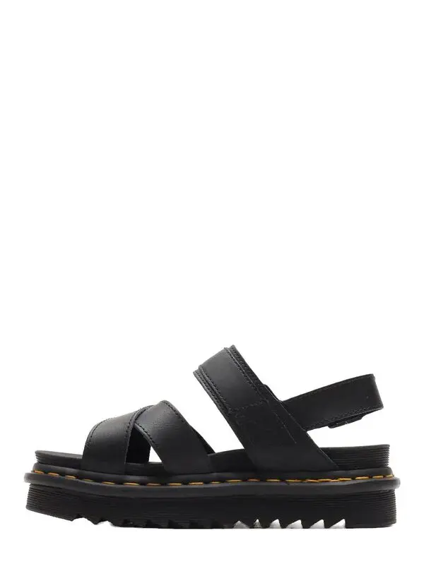 Dr. Martens Voss Ii Leather Strap Sandals - Black