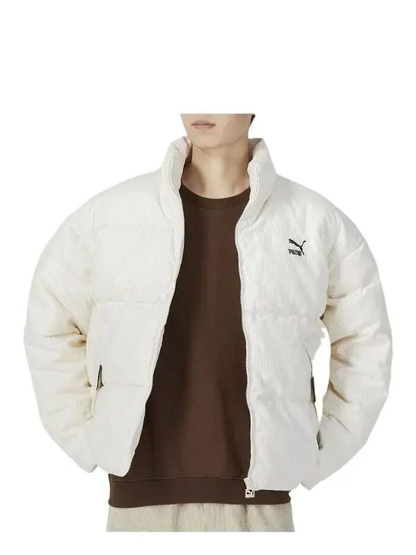 PUMA Logo Puffer Jacket - White